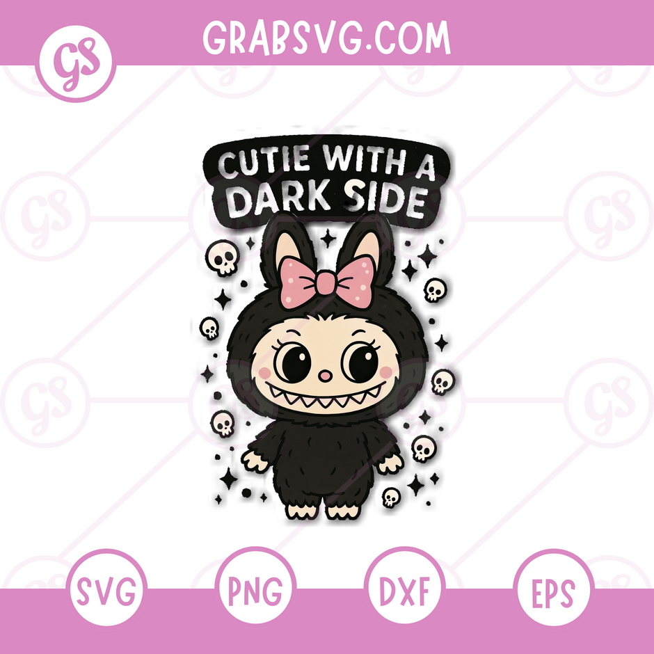 Labubu SVG Free | Cute Cartoon Cut Files for Cricut, Silhouette ...