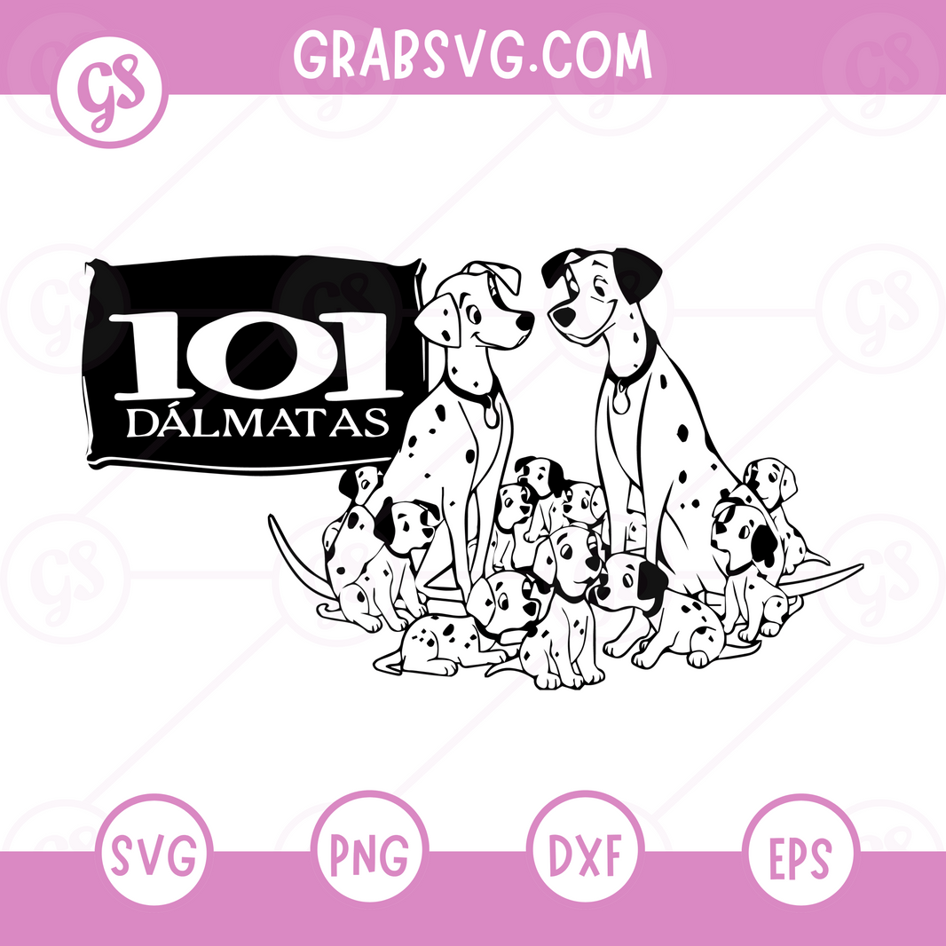 Disney 101 Dalmatians SVG Free Files – GRAB SVG LLC