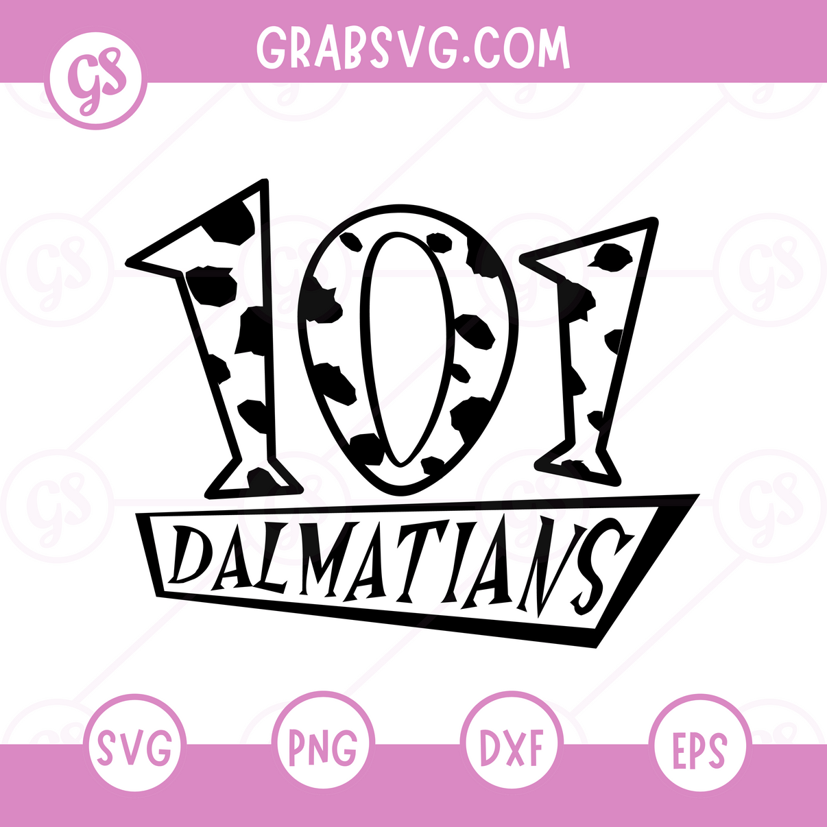 101 Dalmatians SVG Free | Official Movie Logo Design for Cricut & Silh ...